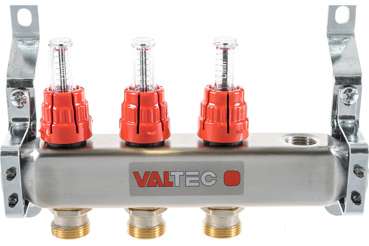 Коллекторная группа со встроенными расходомерами VALTEC в сборе, 1х3 ...