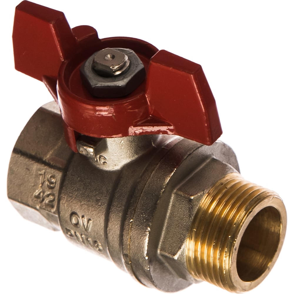 Шаровой кран Oventrop Optibal, полнопроходной, DN-20, 3/4", НВ, PN 1076306 - выгодная цена ...