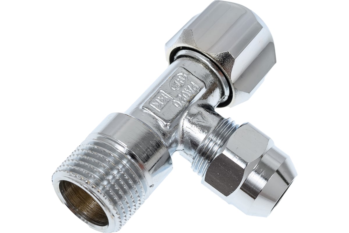 Угловой вентиль с металлической розеткой GROHE 1/2"x3/8", 1 шт ...