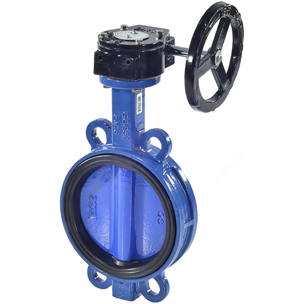 Дисковый затвор Benarmo поворотный Ду400 Ру10/16 чугун, межфланцевый ...