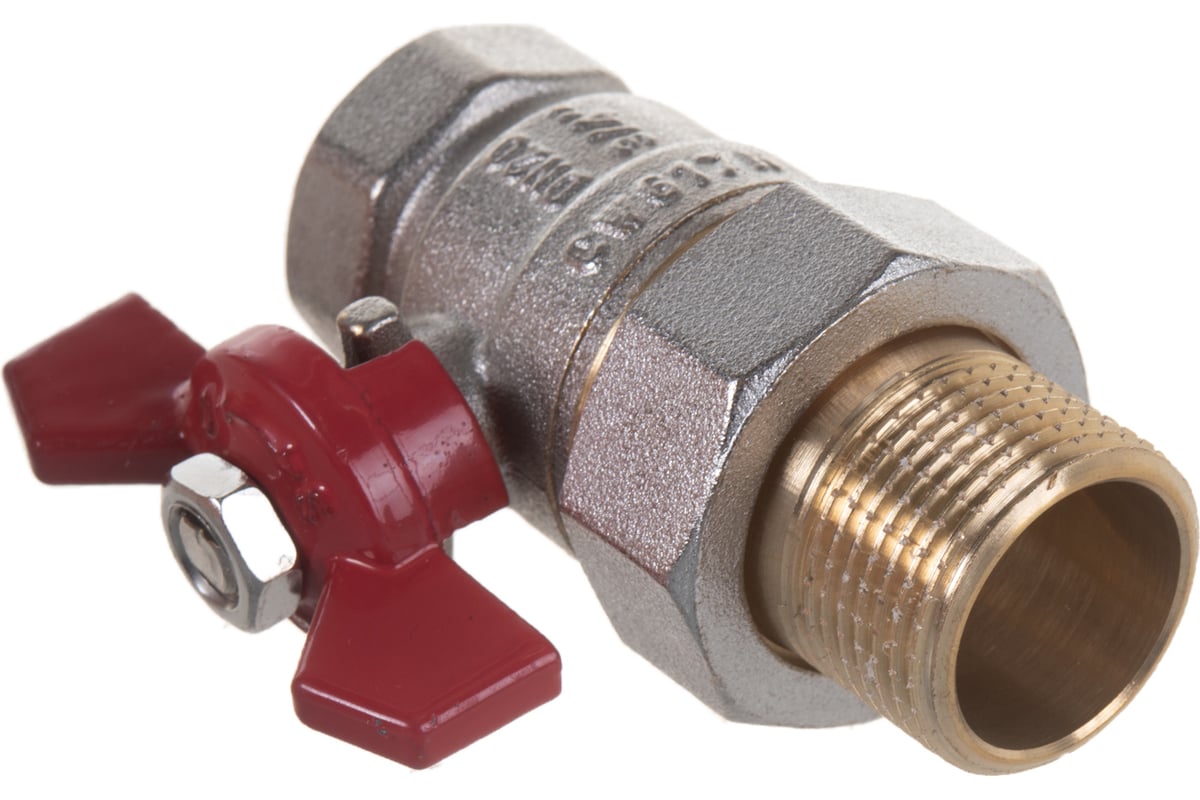 Шаровой кран Terma RED 3/4 с американка 26149 - выгодная цена, отзывы ...