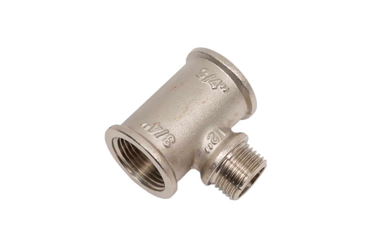 Тройник VALTEC с переходом на наружную резьбу 3/4х1/2х3/4 вн.-нар.-вн ...