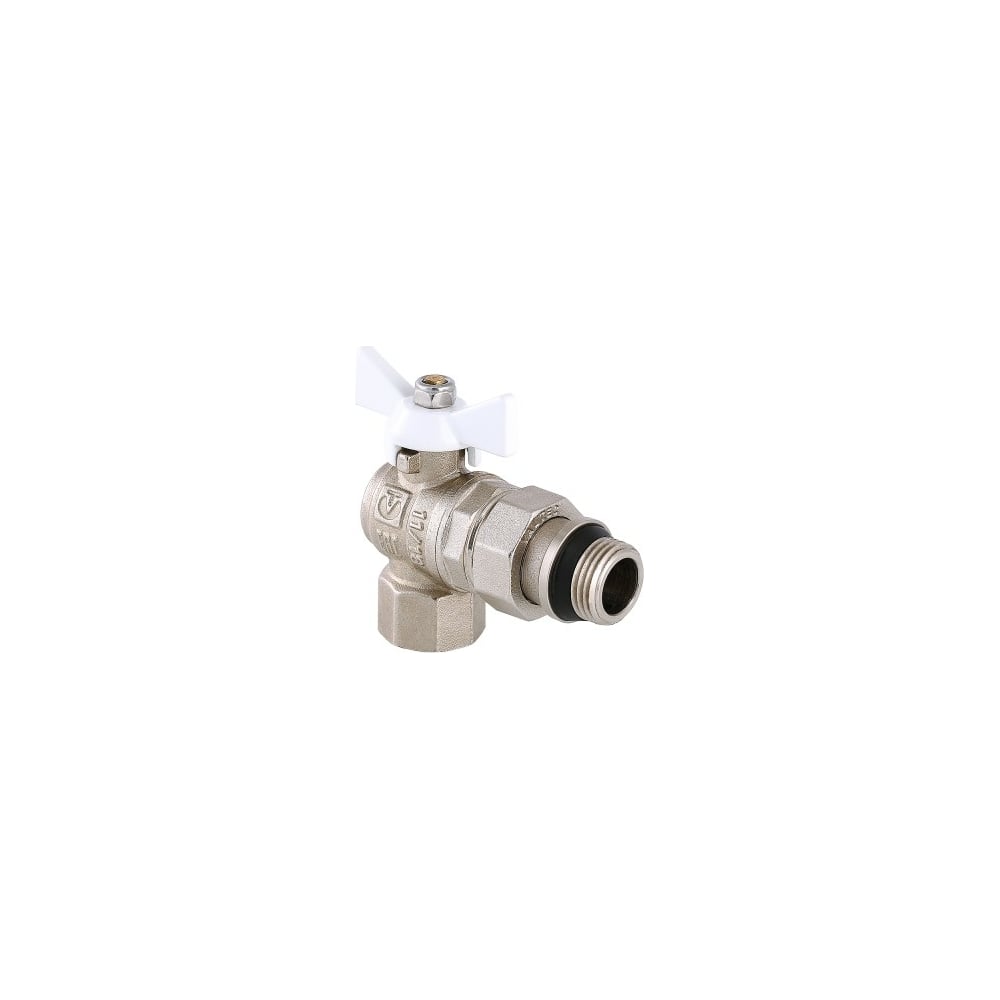 Шаровый кран VALTEC BASE угловой с полусгоном, 3/4 внутренняя-наружная ...