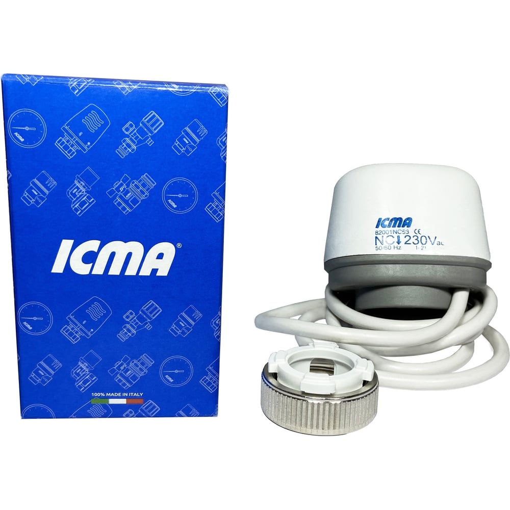 Сервопривод электротермический ICMA S.P.A. «on-off», Норм.Закр., 220В, 30x1.5 980 82980NC53 ...