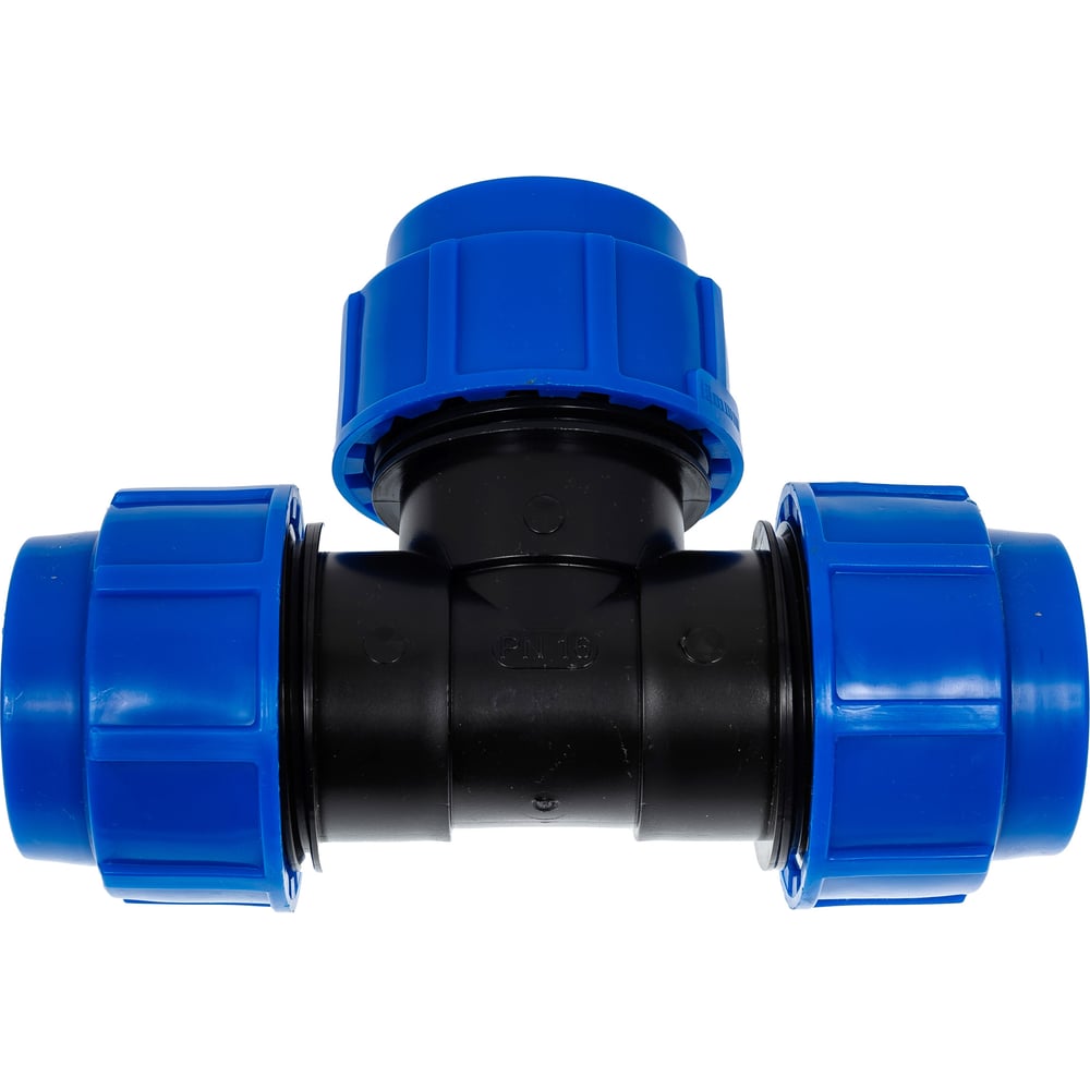 Тройник компрессионный для полиэтиленовых труб LAMMIN 32 72/6 ...