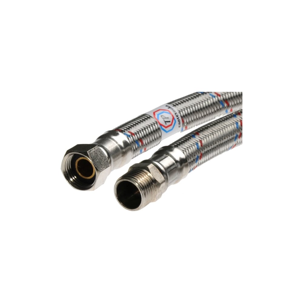 Подводка для воды TР-сантехника Гигант, нержавеющая сталь, 80 см, в/н 1 ...