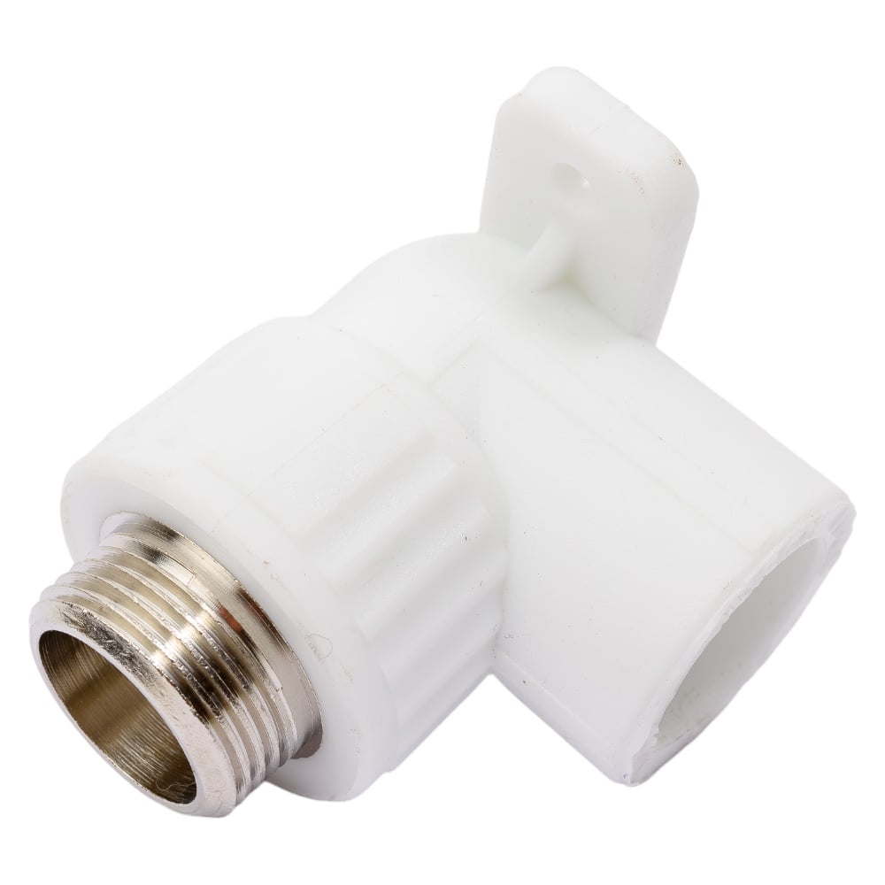 Угол Valfex с наружной резьбой (простое крепление) 25x3/4" (45/15) белый 10121125 - выгодная ...