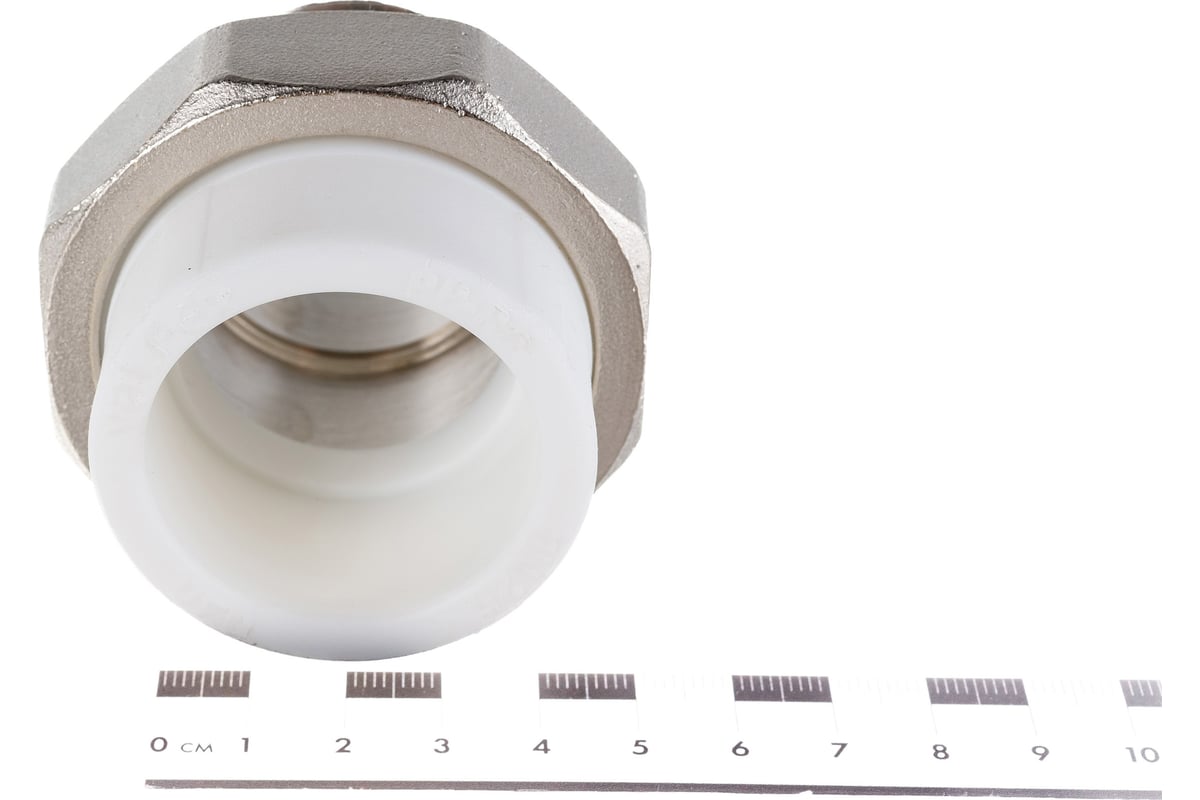 Комбинированная муфта VALFEX PP-R белая, разъем 40х1 1/4 дюйма НР 10156032 127-0229 - выгодная ...