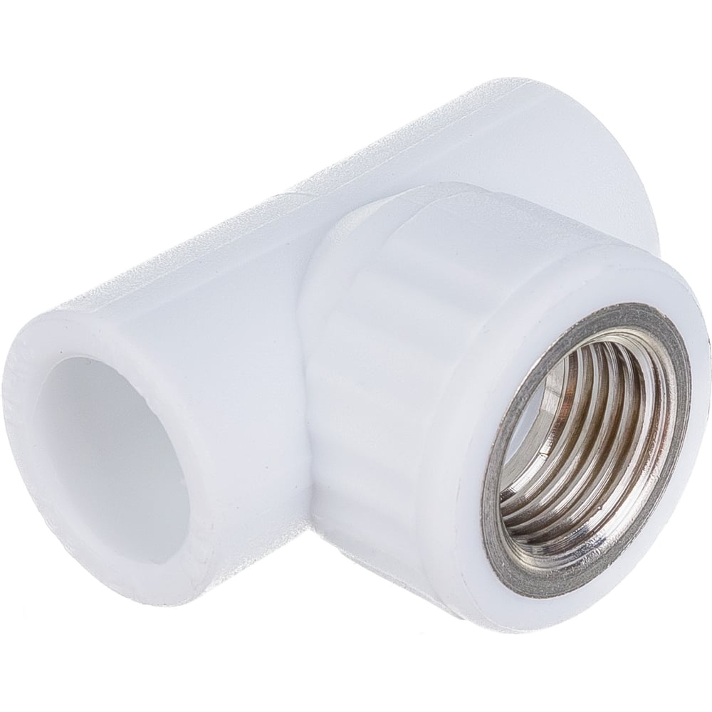 Комбинированный тройник VALFEX PP-R белый, 20х1/2 дюйма ВР 10127020 127-0515 - выгодная цена ...