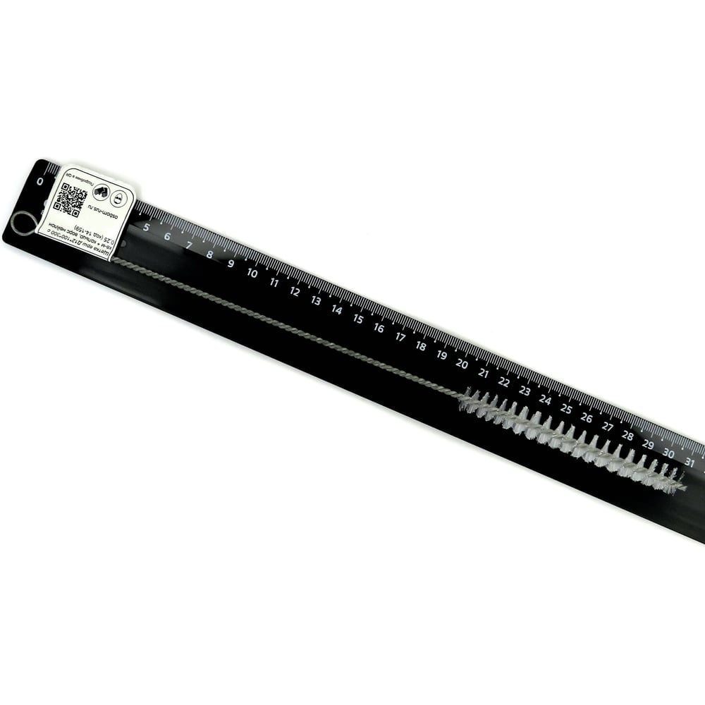 Щетка ерш EuroBrush Д12x100x300 с хв-м + кольцо, ворс нейлон 0,25 (код ...