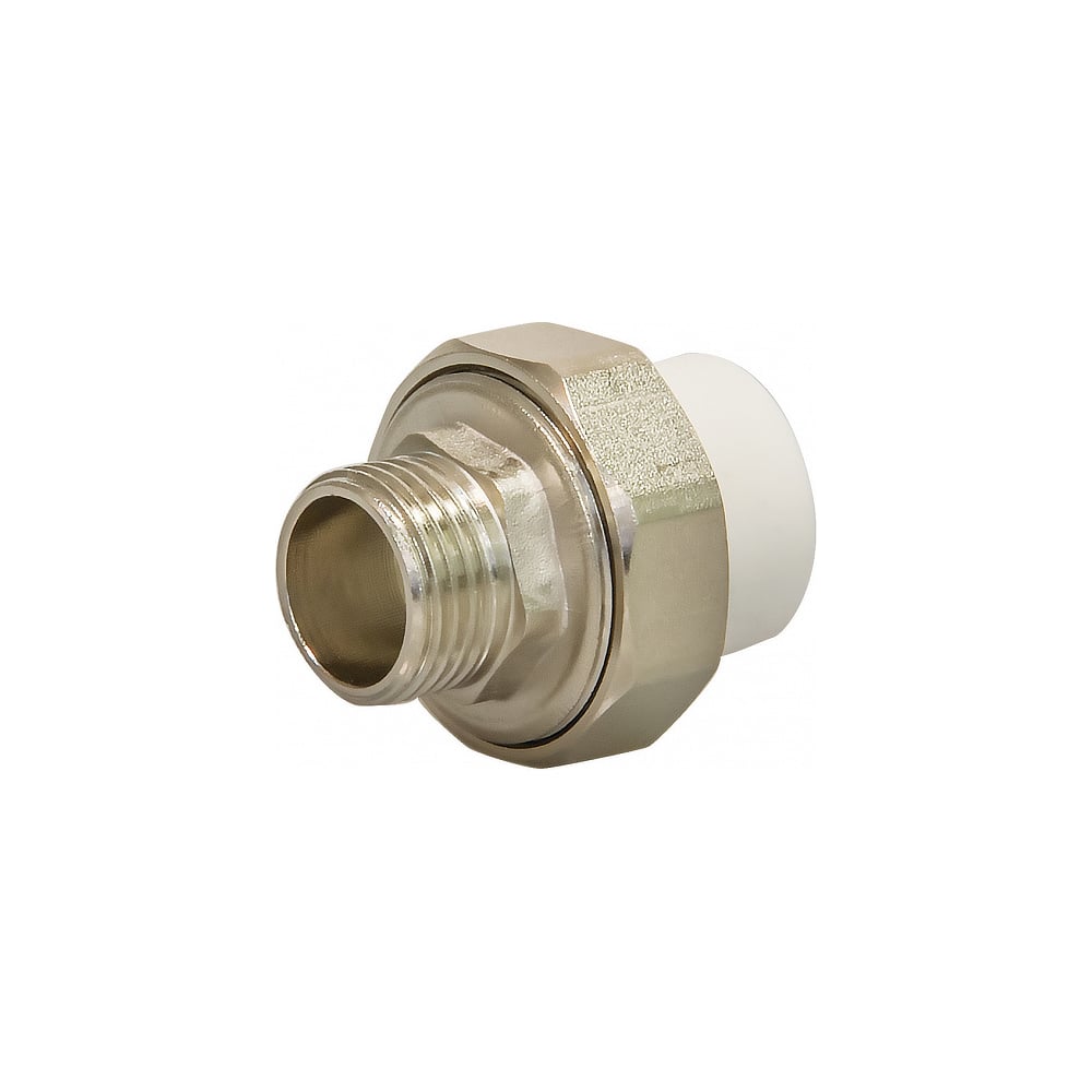 Комбинированная муфта СТМ ПЛАСТ PP-R, разъемная, с наружной резьбой, DN ...