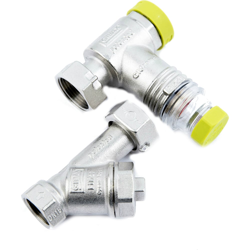 Фильтрогидромат для подключения счётчика GIBAX с обратным клапаном, 1/2 ...