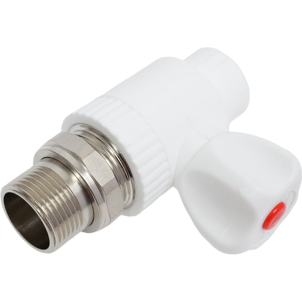 Шаровой прямой кран для радиатора СТМ PP-R DN ПЛАСТ 20х3/4" CPRS2034 ...