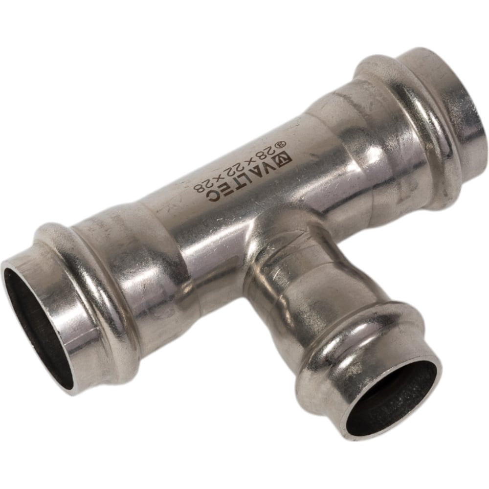 Тройник из нержавеющей стали VALTEC 28x22x28 VTi.931.I.282228 - выгодная цена, отзывы ...