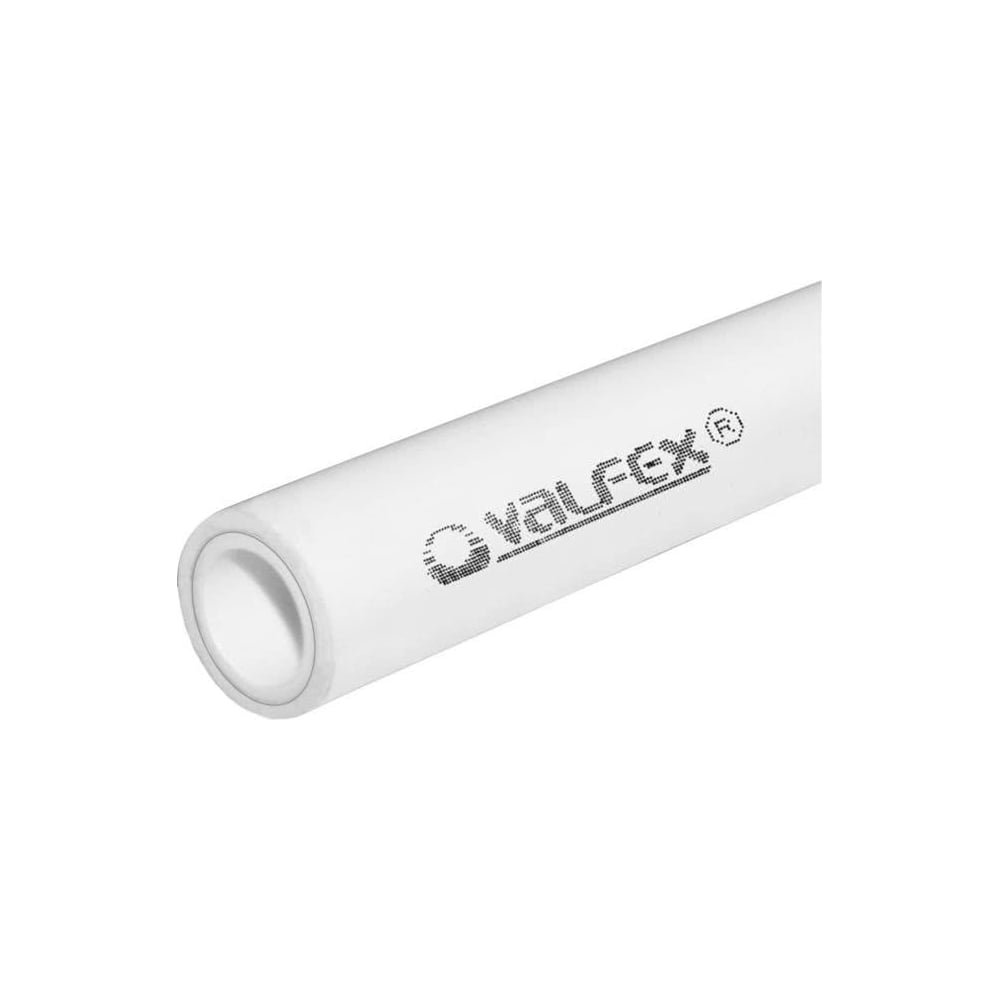 Труба VALFEX PP-R белая, армированная алюминием, 40х6.7 мм, 4 м, Т 90°С Ру25 SDR6 10104040 033 ...