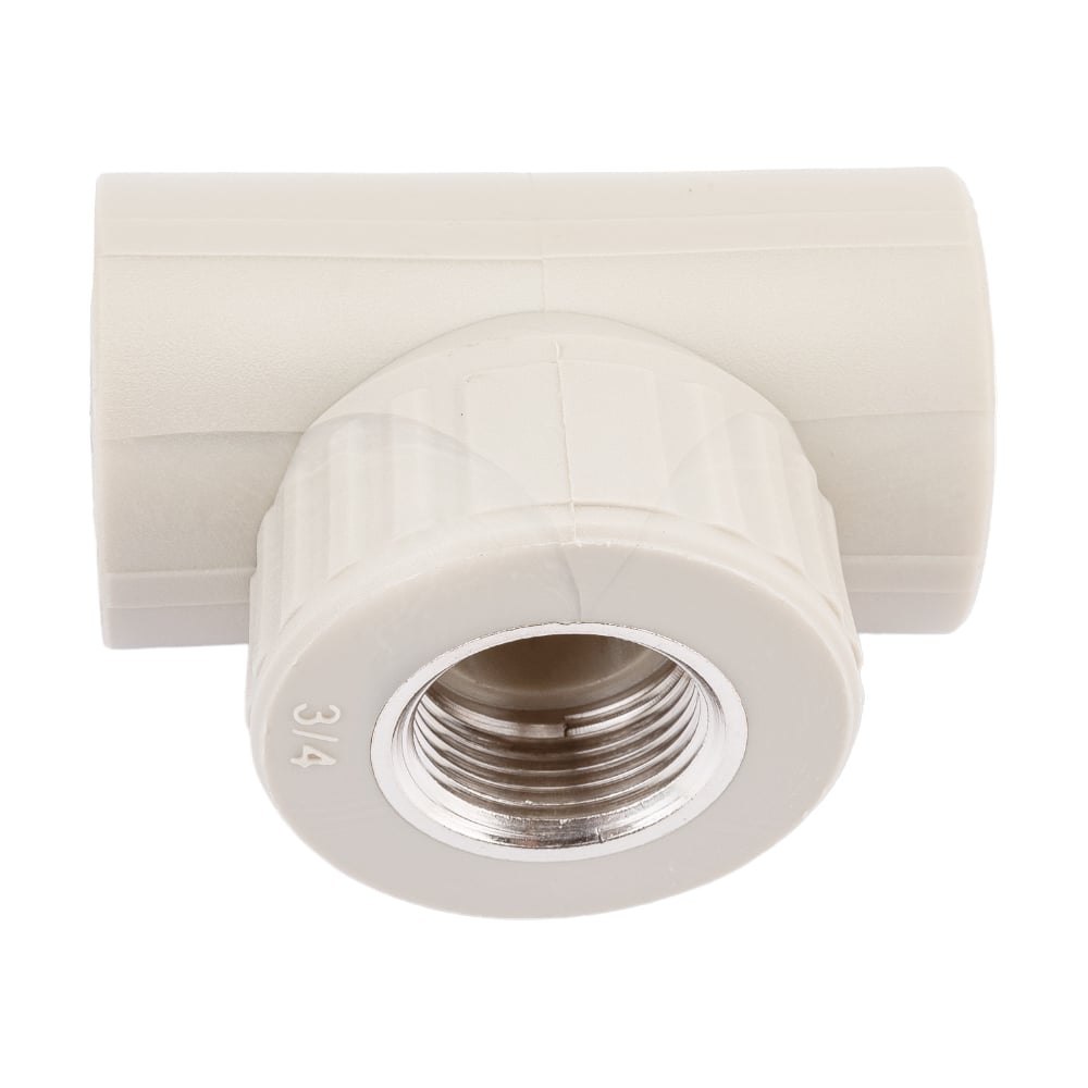 Тройник комбинированный с внутренней резьбой VALFEX PP-R серый, 32 мм х3/4" 10127132Г 127-0434 ...