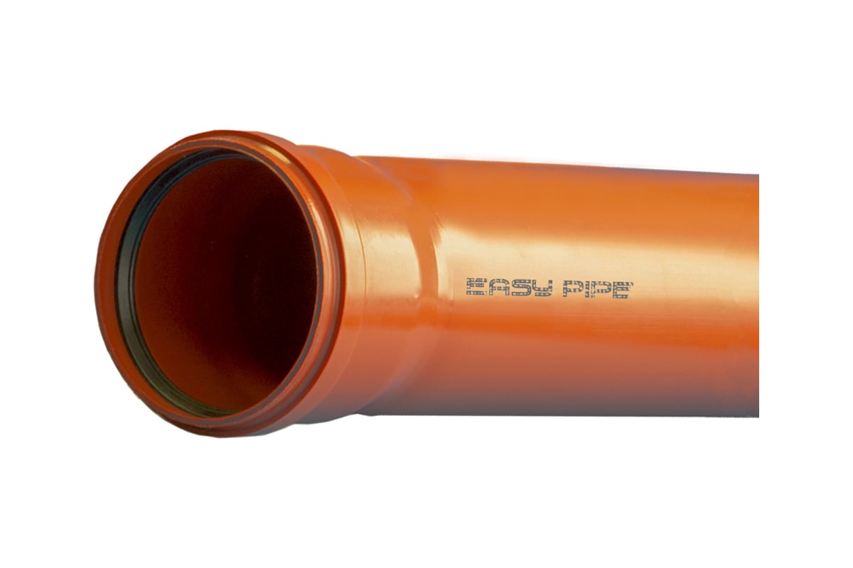 Труба для наружной канализации Политэк EASY PIPE 110x3.4x1000 SN4 ...