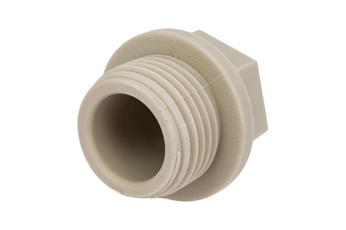Заглушка-пробка VALFEX PP-R, серая, Дн20х1/2" НР 10163020Г 127-0324 ...