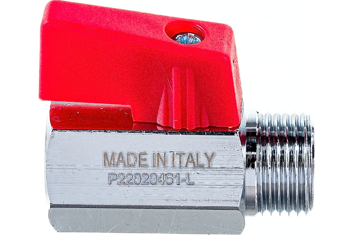 Шаровой кран ITAP MINI рукоятка-флажок, резьба нр-вр 3/8" /20/320/ 126 ...