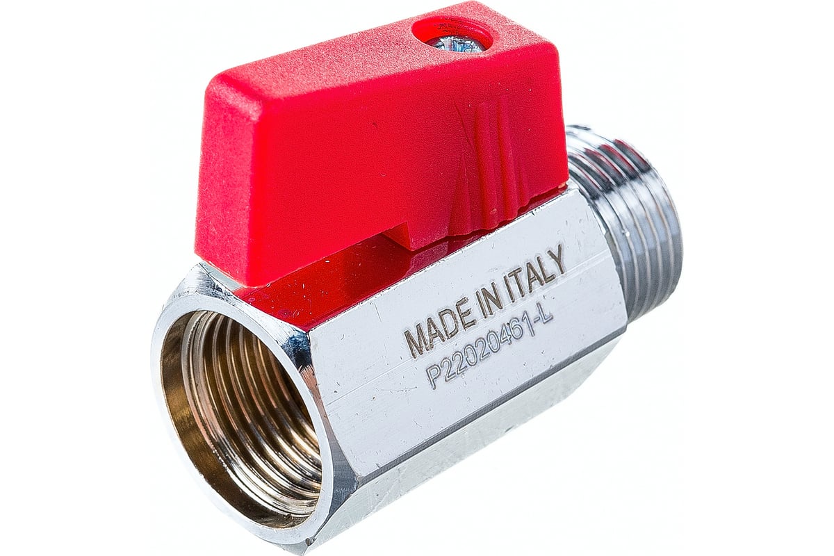 Шаровой кран ITAP MINI рукоятка-флажок, резьба нр-вр 3/8" /20/320/ 126 ...
