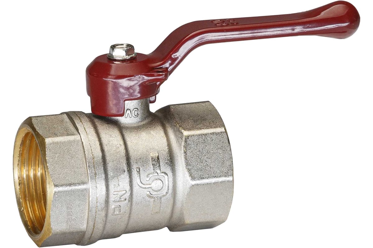 Кран шаровой латунный TEMPER 88.В-В.2.Р DN50, PN25 188.ВВ.Р.2.25 - выгодная цена, отзывы ...