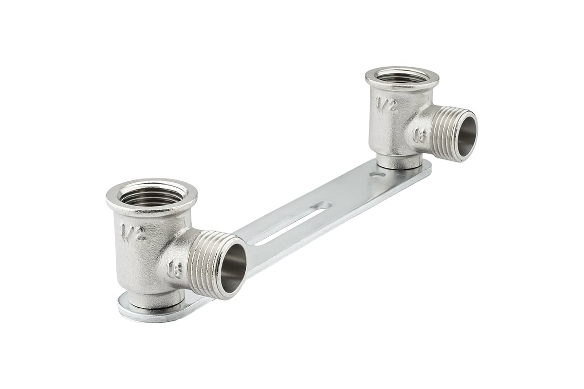 Монтажная планка с водорозетками для смесителя PROFACTOR в/н 1/2" х 1/2 ...