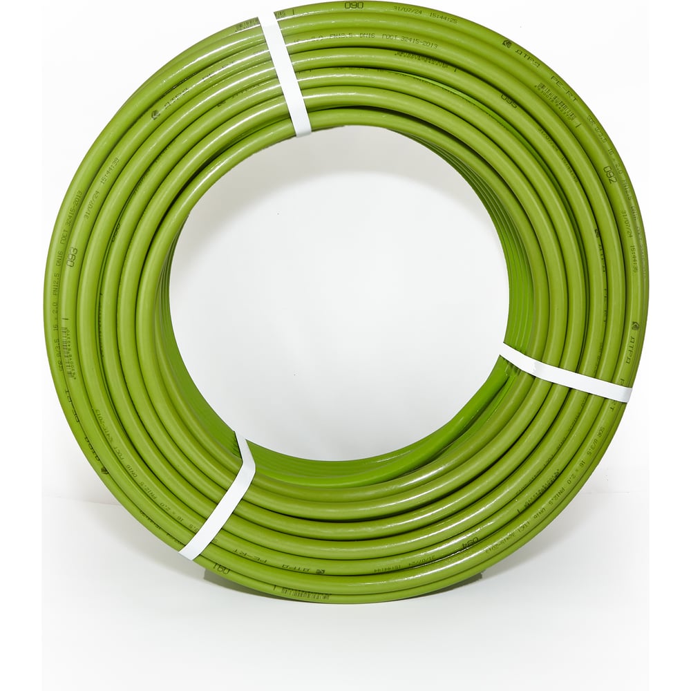 Труба ДТРД для теплого пола PERT 16x2,0 бухта 100м зеленая VI7 ...