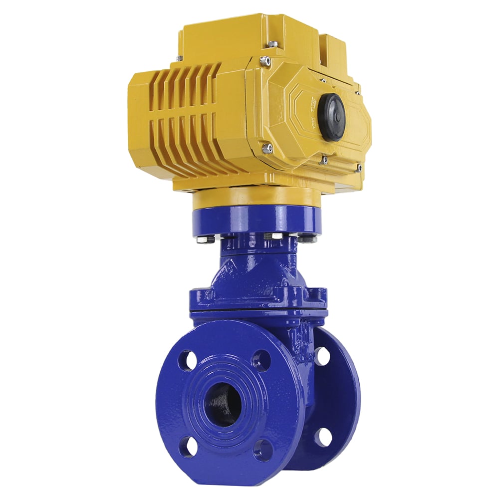 Задвижка клиновая DN.ru 30ч939р Ду150 Ру16 с электроприводом MT-200 ...