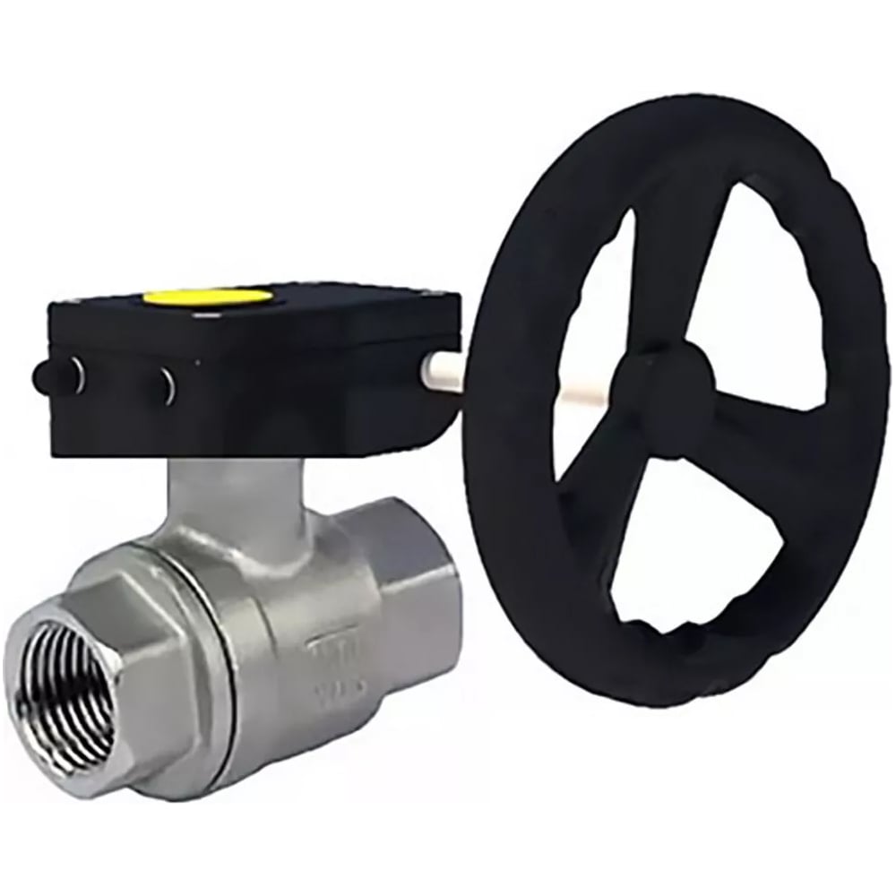 Кран шаровой DN.ru КШМП.316.230-ISO Ду32 Ру63 с редуктором HAM-1 D160 ...