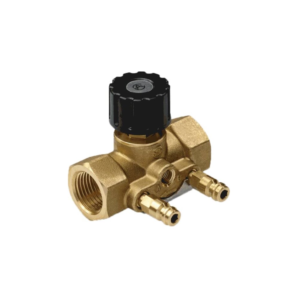 Клапан-партнер балансировочный Aquasfera латунь, Ду15 Ру16 м/м Kvs1.6 д ...