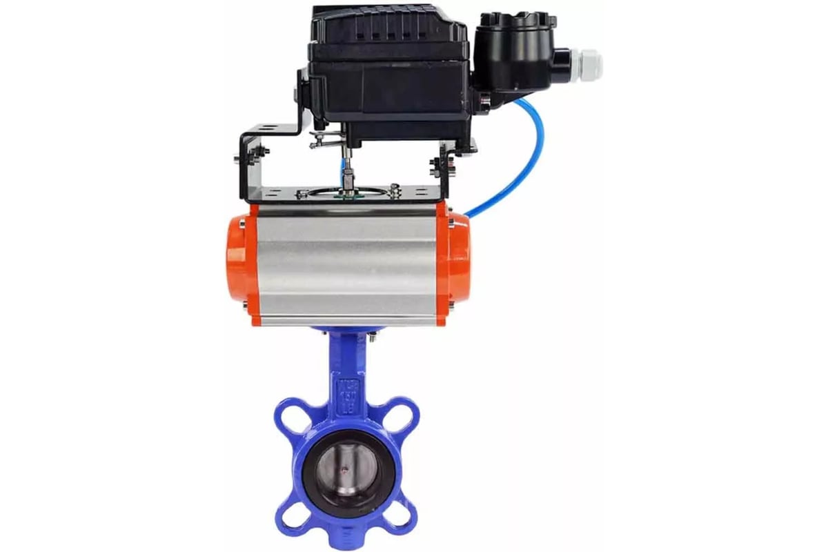 Затвор DN.ru GGG50-316L-EPDM Ду125 Ру16 с пневмоприводом ...