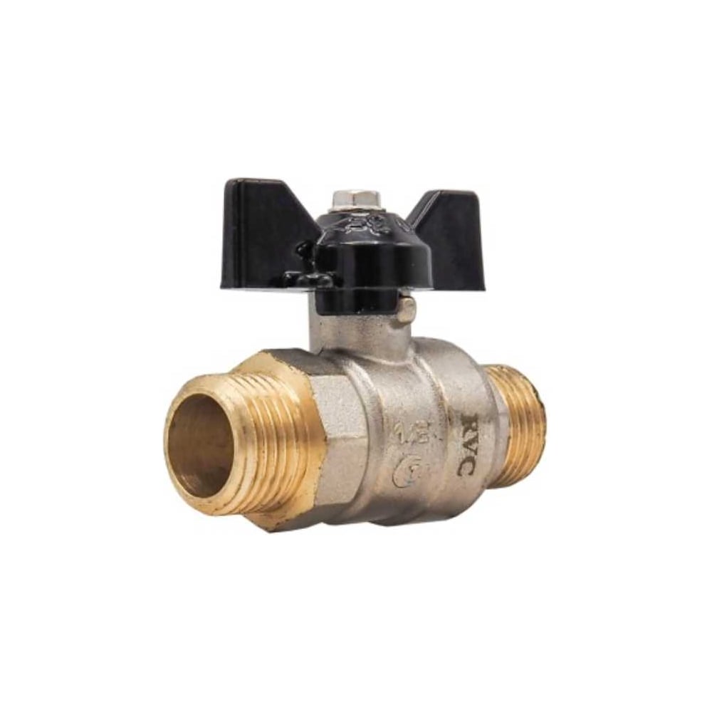 Кран шаровой Rvc Ду15 мм, 1/2" шш, бабочка 17387 - выгодная цена ...