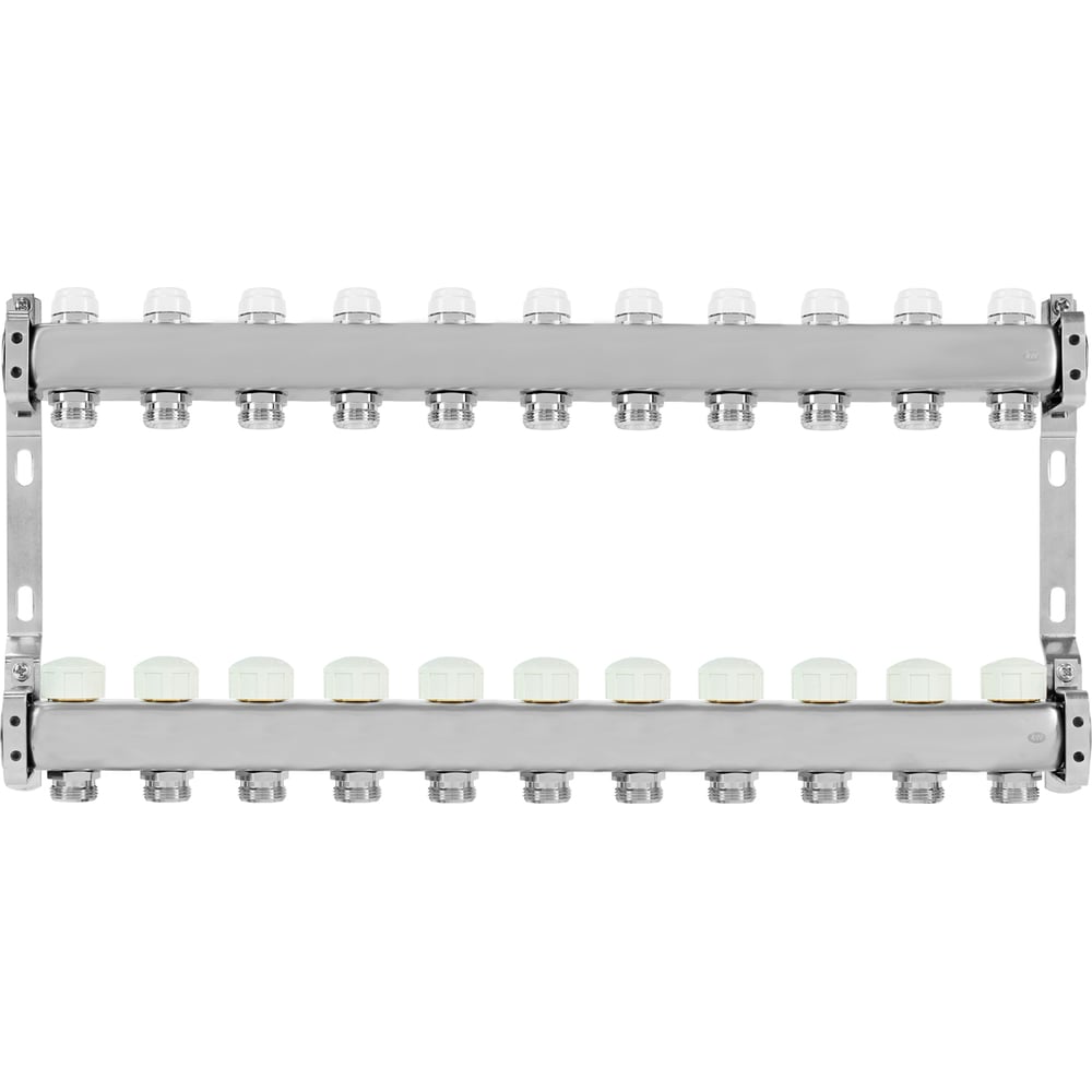Коллекторная группа из нержавеющей стали COLSYS 805 11 выходов, с отсечными и термостатическими ...