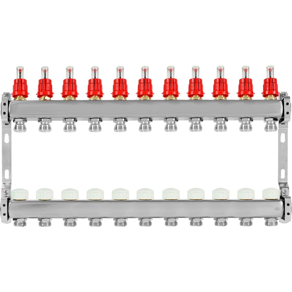 Коллекторная группа COLSYS 804 11 выходов, с расходомерами и термостатическими клапанами ...