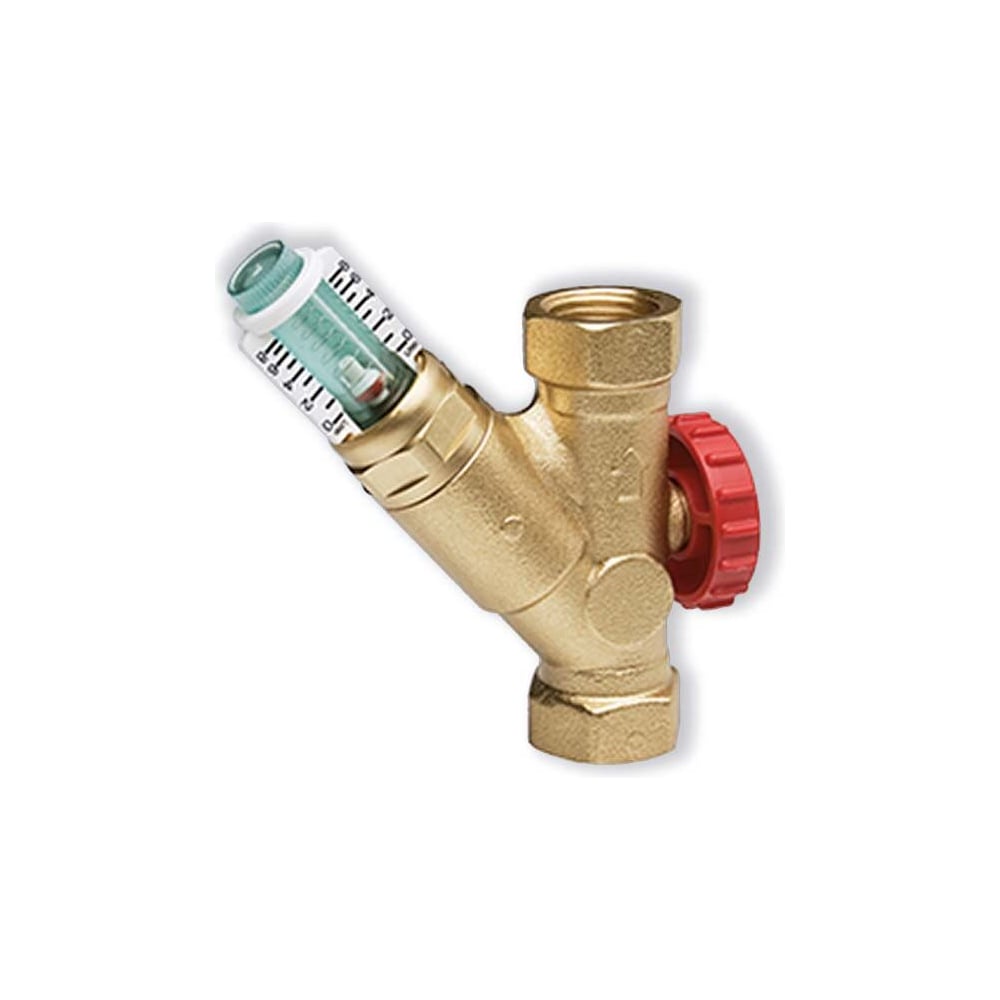 Балансировочный вентиль Watts SRVOL-IG 1/2 внут. с расходомером 1-8л ...