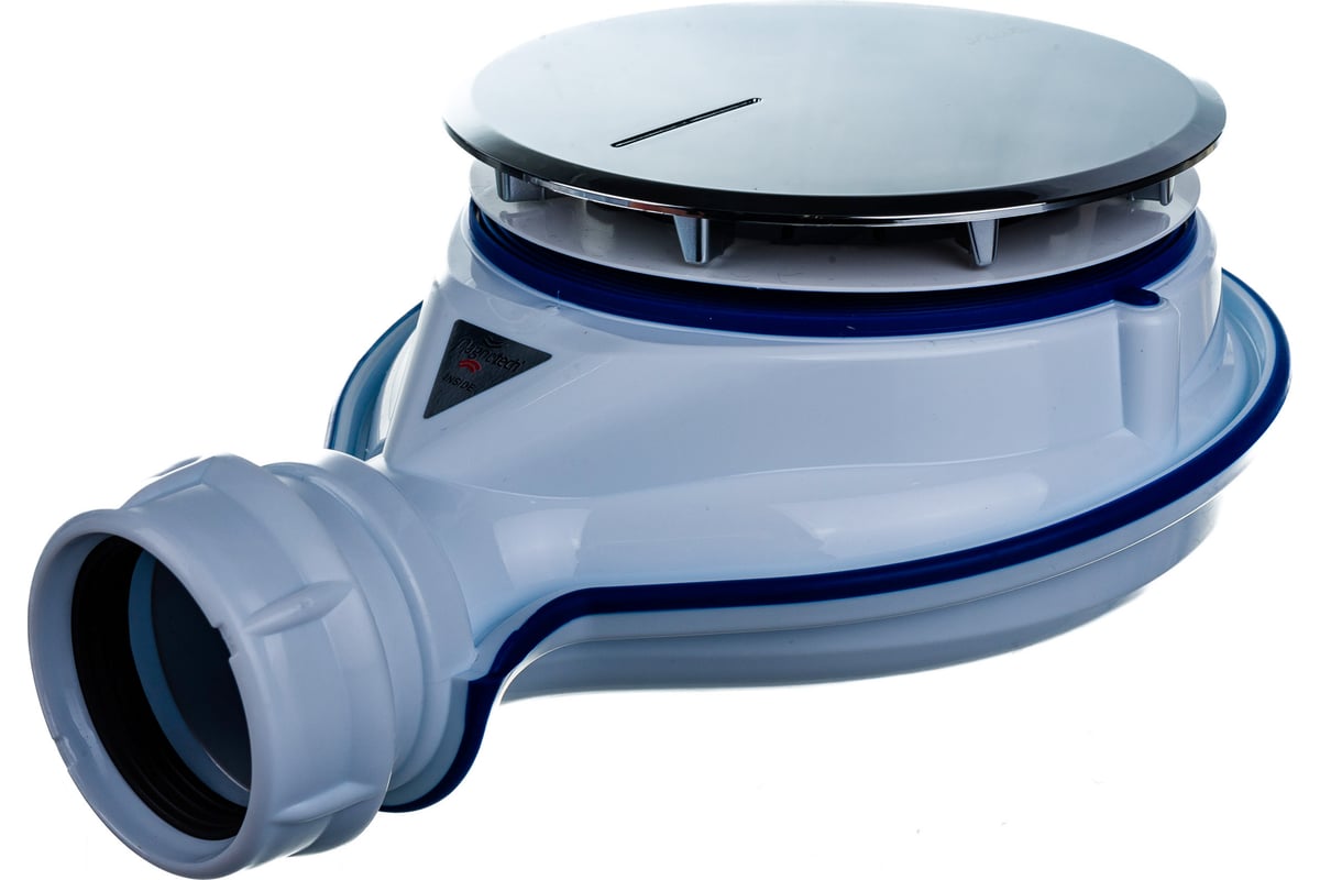 Сифон для душевого поддона Nicoll с сухим магнитным затвором, D90, слив ...