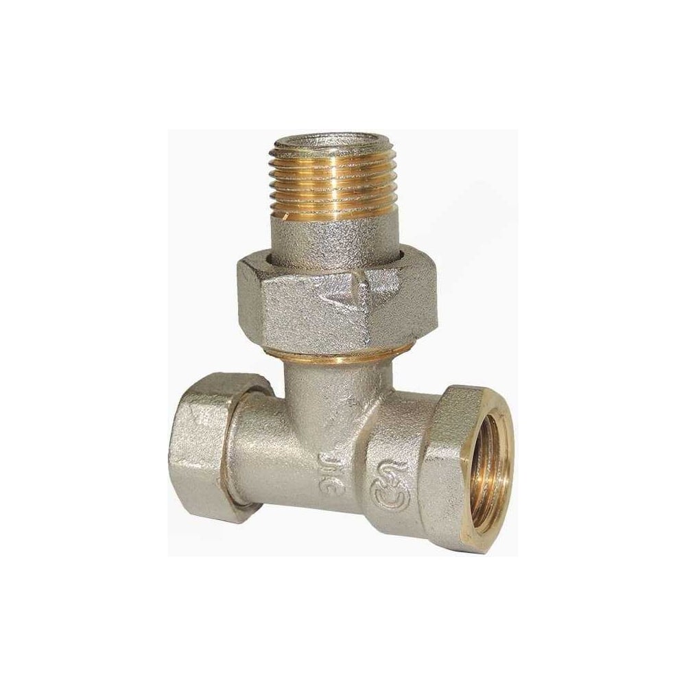 Клапан радиаторный настроечный ЭФИ DN15, PN10, угловой, под шестигранник 173100160 - выгодная ...