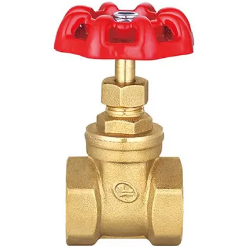 Задвижка клиновая DOUBLE-LIN Double Lin латунная с эмалированной ручкой ...