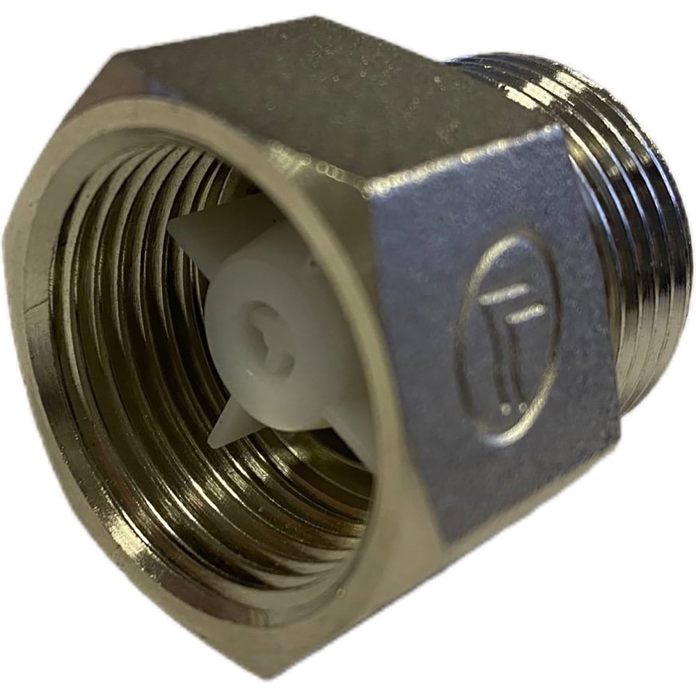 Клапан DOUBLE-LIN Double Lin латунный никелированный отсечной для ...