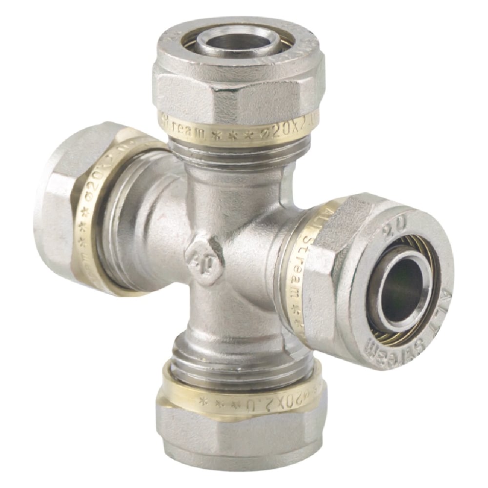 Крестовина обжимная Altstream 16х16х16х16 002050101 - выгодная цена ...