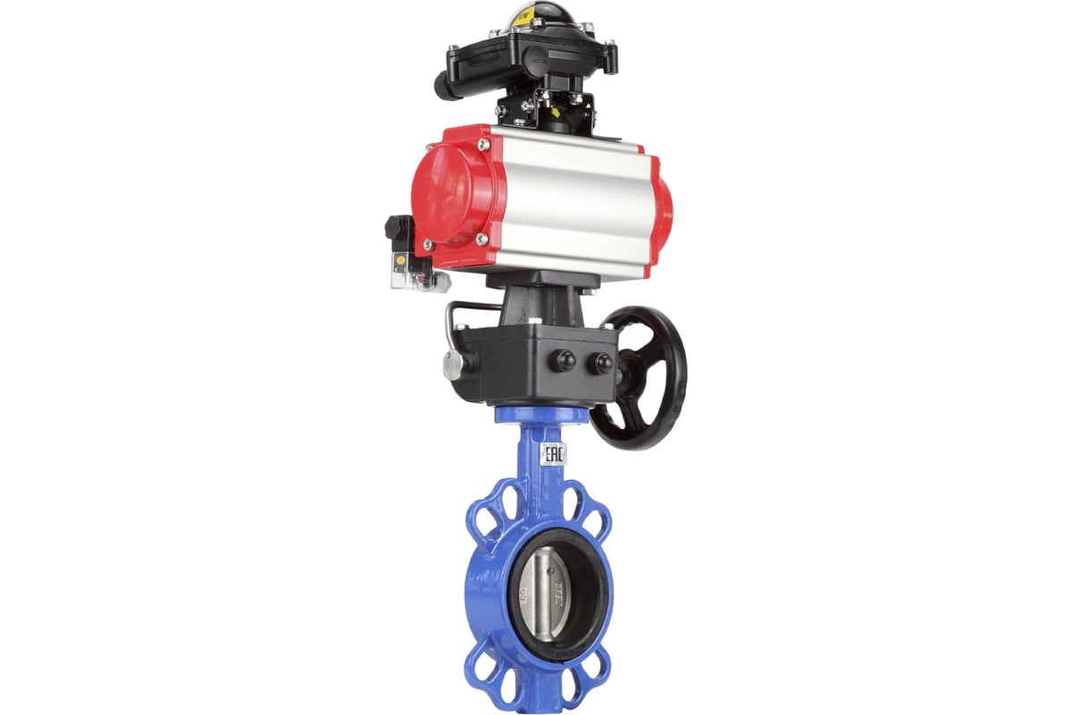 Затвор DN.ru WCB-316L-EPDM Ду250 Ру16 с пневмоприводом ...