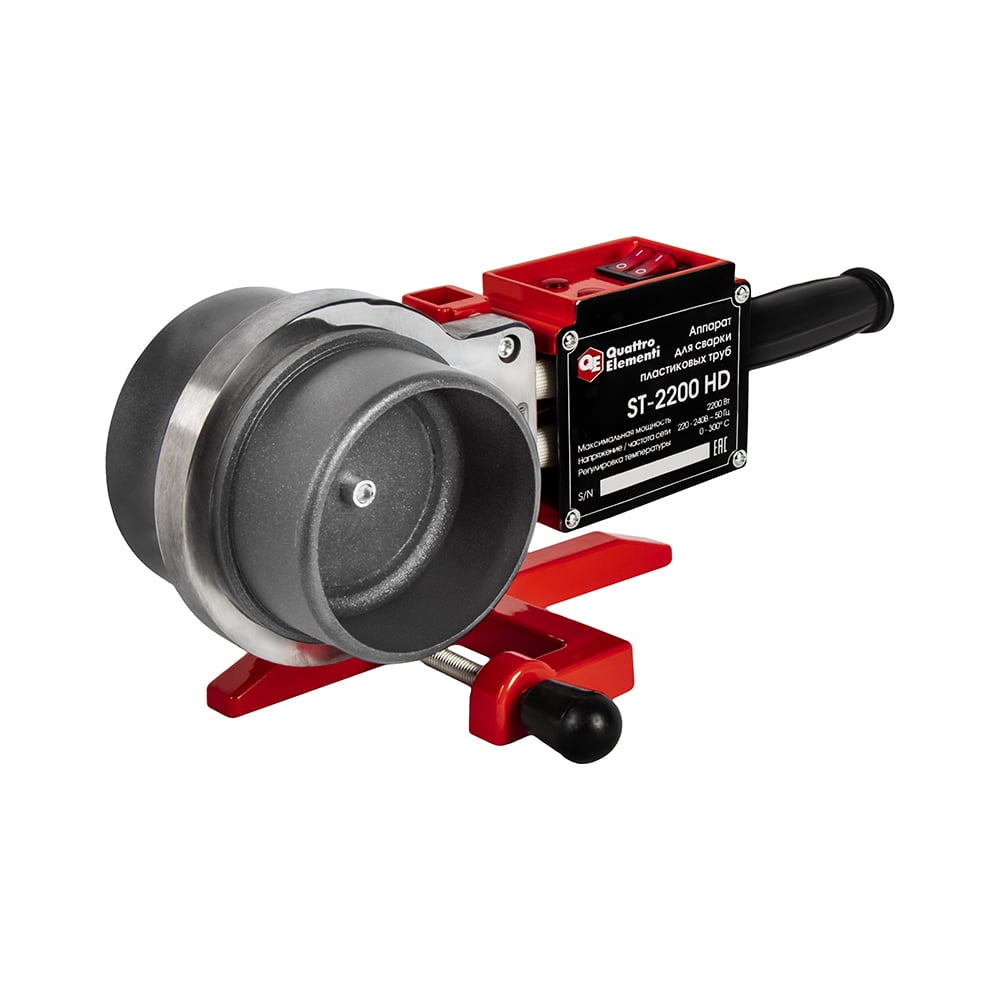 Сварочный аппарат д/пласт. труб QUATTRO ELEMENTI ST-2200 HD ...
