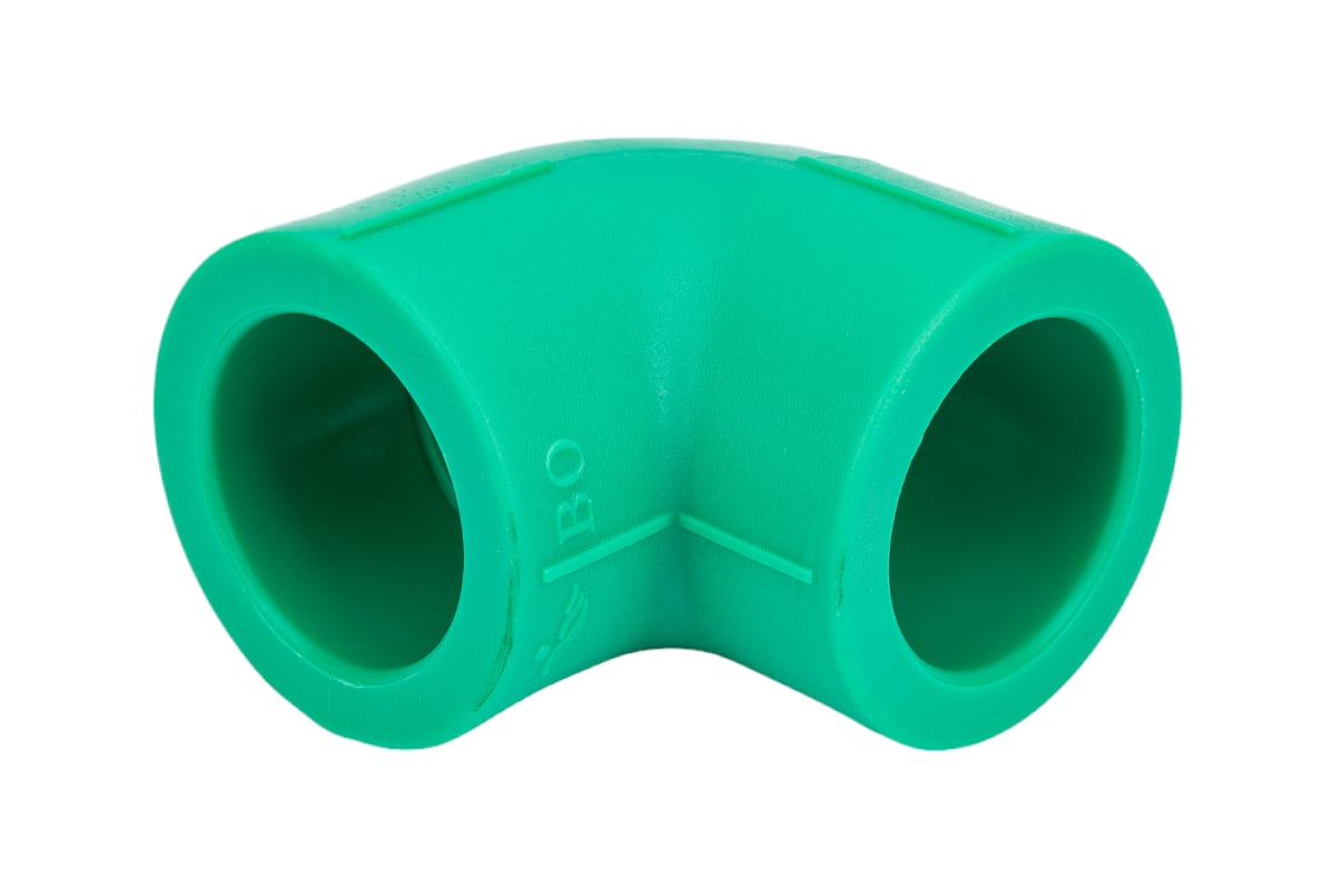 Уголок Blue Ocean 90 градусов, 25, полипропиленовый, зеленый PPRF/90E G ...