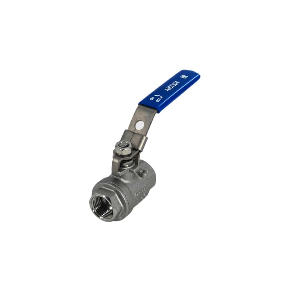 Кран шаровый муфтовый двусоставной NEWKEY (2PC) с фиксатором ...