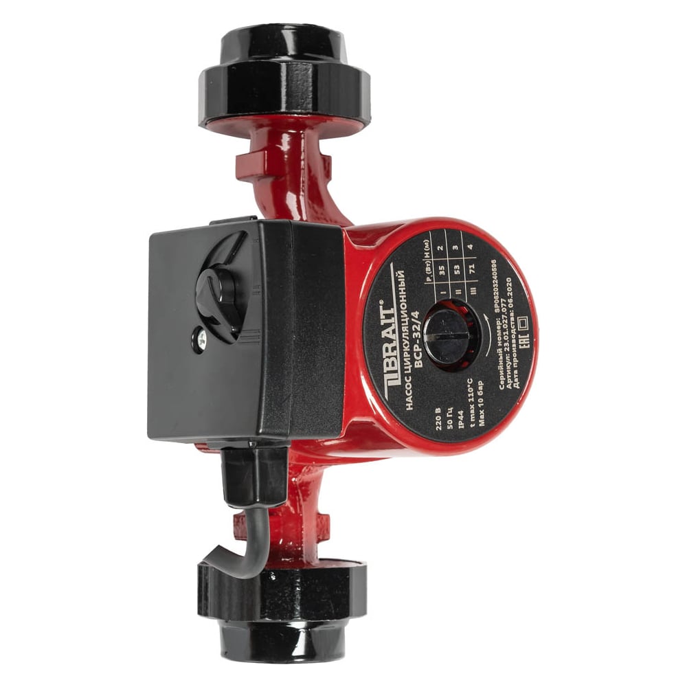 Циркуляционный насос BRAIT BCP 32/4 23.01.027.077 - выгодная цена, отзывы, характеристики, фото ...