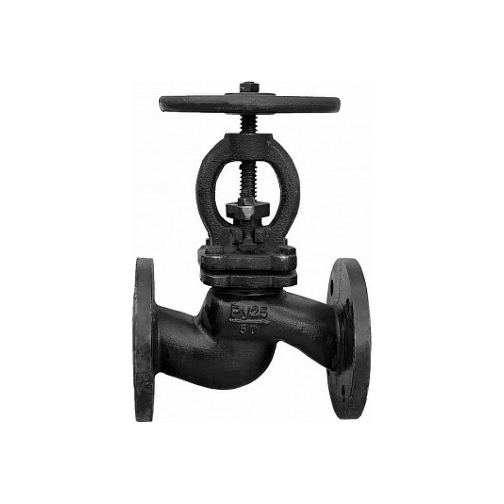 Запорный вентиль Ci 15кч16нж Ду50 Ру25 чугунный фланцевый D090-00005 ...