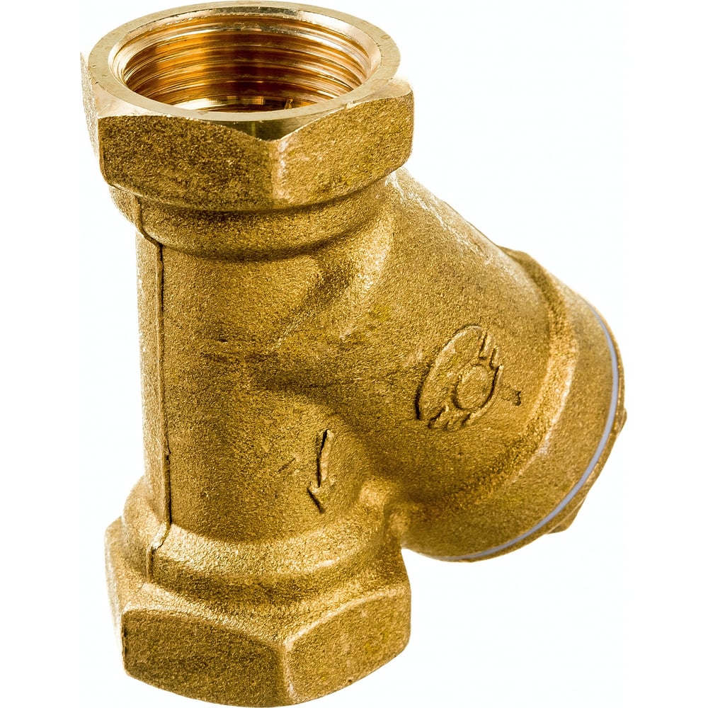 Сетчатый фильтр для воды VALFEX 3/4" ВР/ВР латунный, под пломбу 46Б5фт1 ...