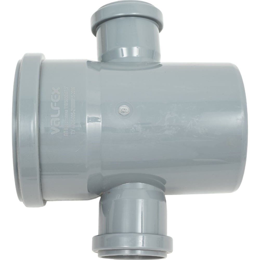 Крестовина VALFEX 110/50/50x87.5, внутренняя канализация 27211550 - выгодная цена, отзывы ...