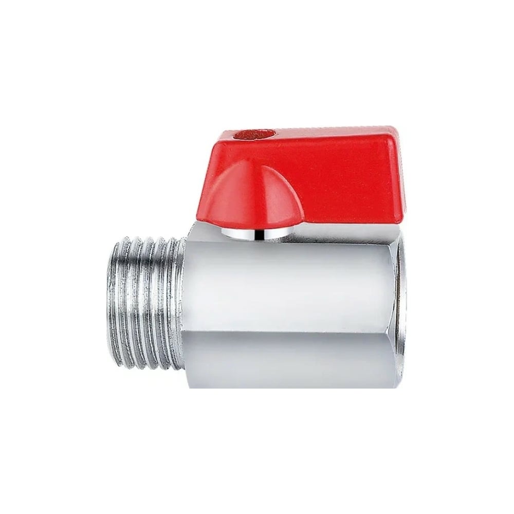 Шаровой кран DOUBLE-LIN латунный резьбовой, мини НР/ВР 1/2" LL1027B (1/ ...
