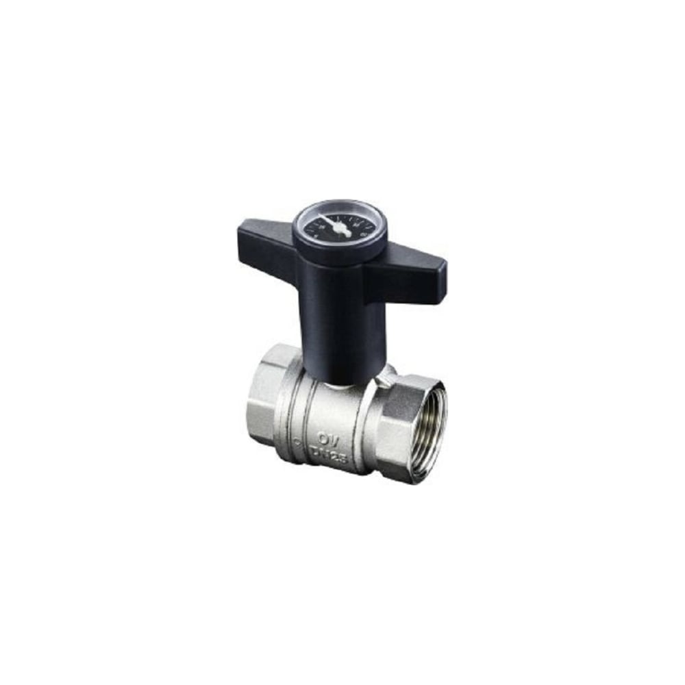 Шаровой кран Oventrop Optibal Ду32, 1 1/4", с термометром 1078010 ...